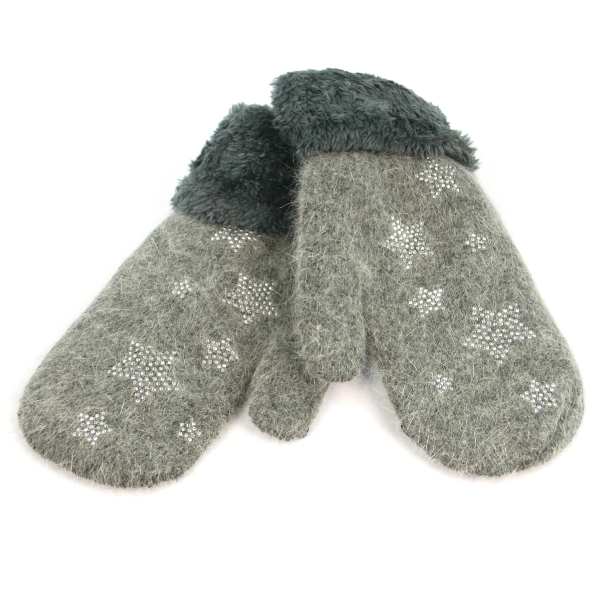 Grey Mittens | Emporium Gift Shop